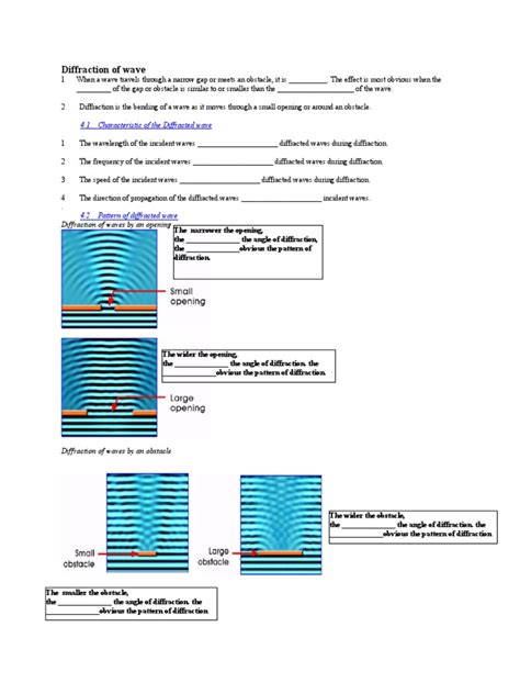 Physics Exercises Pdf Diffraction Coherence Physics