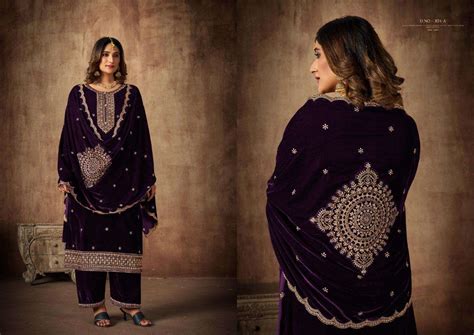 Sargam Dastoor Designer Velvet Salwar Kameez Catalog Wholesale Dealer