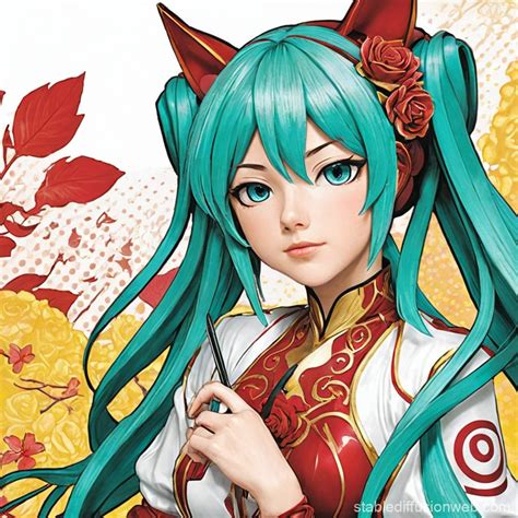 Vocaloid Concept Art Stable Diffusion Online