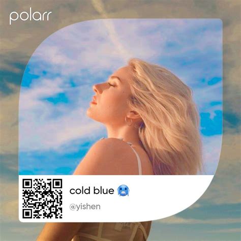 polarr qr code cold blue free photo filters lightroom presets