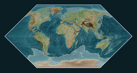 Antarctica Tectonic Plate Wiki Eckert I Stock Illustration Illustration Of Movement