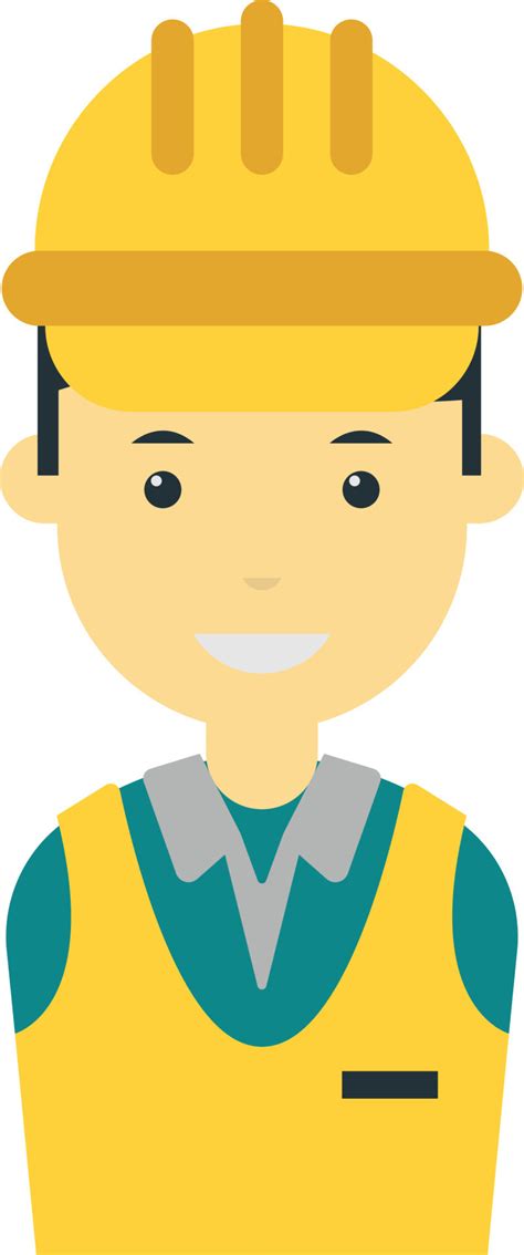 Ilustración De Ingeniero Masculino En Estilo Minimalista 15429963 Vector En Vecteezy