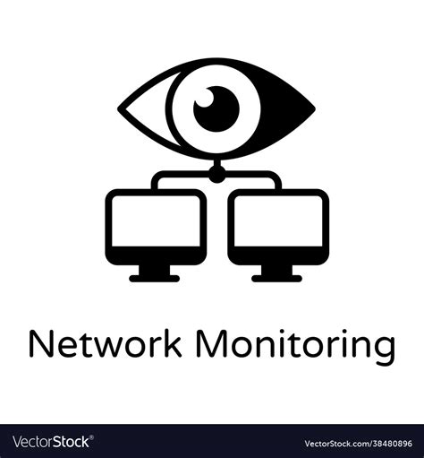 Network Monitoring Royalty Free Vector Image Vectorstock