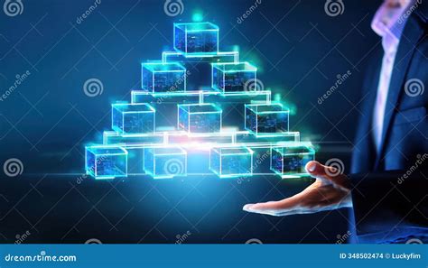 Glowing Flowchart Forming In Mid Air With Drag And Drop Components