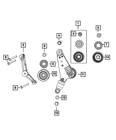 Pulleys And Related Parts For 2026 Jeep Gladiator The Official Mopar