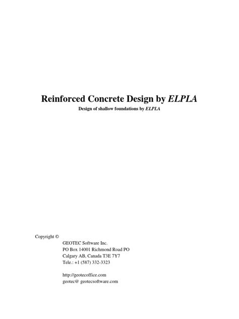 Reinforced Concrete Design Pdf Strength Of Materials Bending