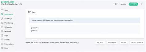 How To Deploy Meilisearch On Laravel Forge Postsrc
