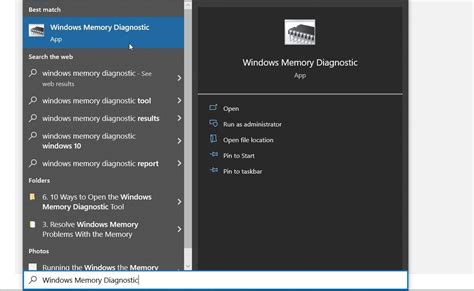 Ways To Open The Windows Memory Diagnostic Tool