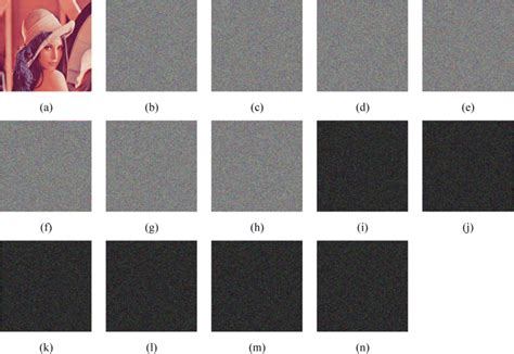 Key Sensitivity Test In The First Case A Plain Image B Cipher Image