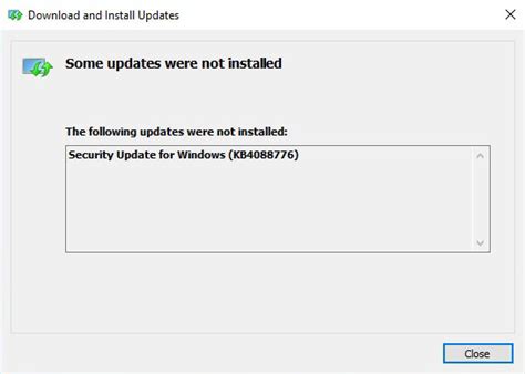 Windows Update Does Not Install Kb4088776 On My Computer Solved