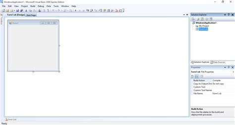 membuat project baru di vb