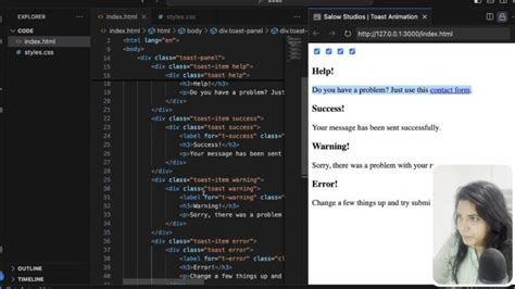 Dynamic Toast Notifications With Html And Css