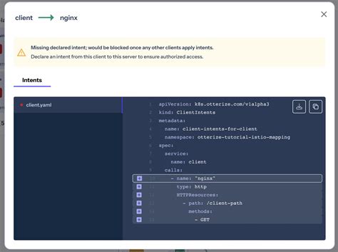 Istio Level Access Mapping Otterize