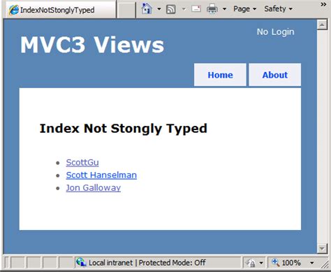 Dynamic V Strongly Typed Views Microsoft Learn