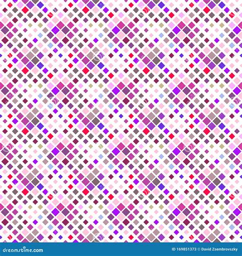 Colorful Geometrical Seamless Diagonal Square Pattern Background Stock Vector Illustration Of
