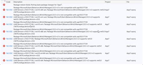 Microsoftxamlbehaviorswinuimanaged Is Not Supported On Winui Uwp · Issue 206 · Microsoft