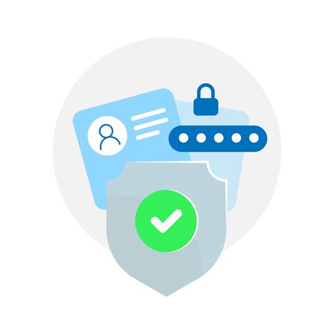 Account Has Been Secure By Password Concept Illustration Flat Design Vector Eps10 Modern