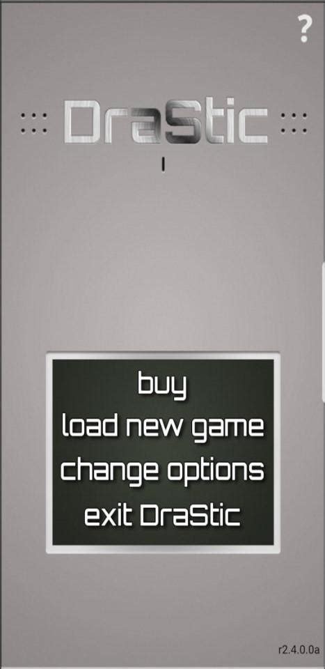 Download Drastic Ds Emulator Latest Version R2 6 0 4a Android Apk File