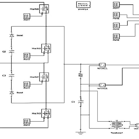 Five Level Multilevel Inverter Simulation Model With Pwm Technique Download Scientific Diagram
