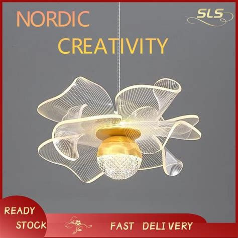 Jual Lampu Gantung Kamar Tidur Dekorasi Aesthetic Ruang Tamu Minimalis Mini Bar Hias 3warna Led