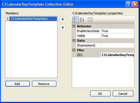 Add A Custom Day Template