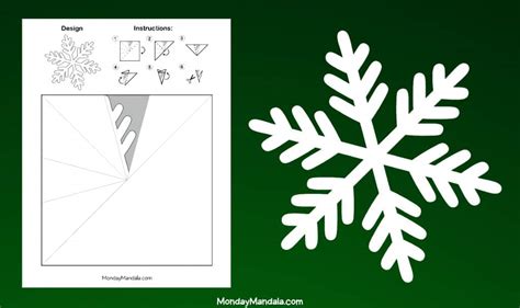 Snowflake Template Printable
