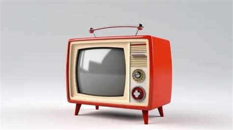 흰색 배경에 빈티지 아날로그 블루 텔레비전의 3d 일러스트 빈티지 Tv 빈티지 텔레비전 오래된 Tv 배경 일러스트 및 사진