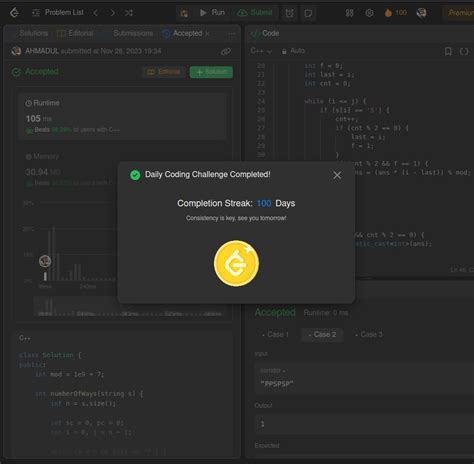Ahmadul Hasan On Linkedin Streak Century Leetcode Dynamicprogramming