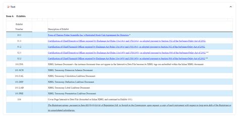 `part2item6` Common Issue Exhibits With Tables · Issue 31 · Alphanome Aisec Parser · Github