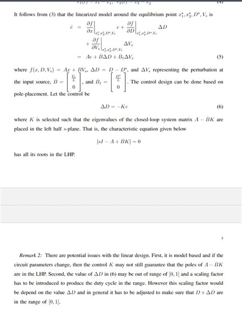 Solved A Averaged State Space Model A Typical Buck