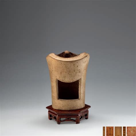 At Auction: White Clay Brazier – With Kōchi Ware Hexagonal Brazier Stand – Hatta Family ...