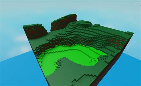 wip voxel procedural world generation creations feedback developer