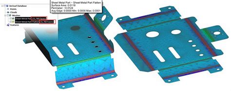 flatten mesh to flat pattern 3d metrology software training and cmms