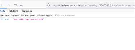 Your Token May Have Expired Cisco Community