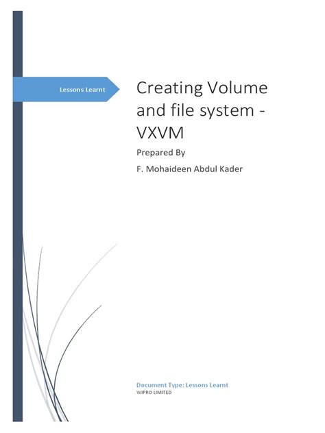 Vxvm Creating Volume And File System Pdf File System Computer Architecture