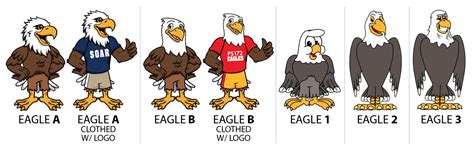 Eagle Mascot Options Mascot Junction