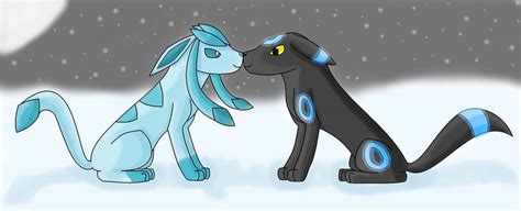 Glaceon And Umbreon Love By Pokemonnarutofan1 On Deviantart