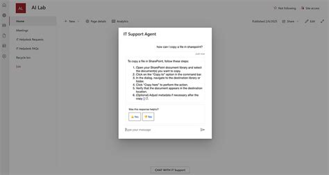 [part 2] deploy a microsoft copilot ai agent to sharepoint with sso