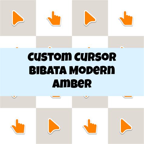 Custom Cursor Custom Cursor Bibata Modern Amber Cursor Space