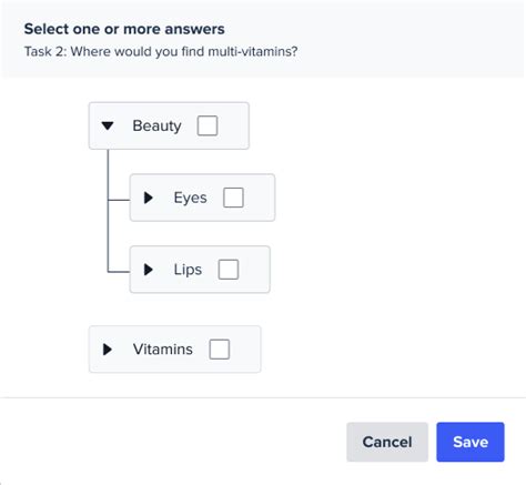 Integrated Tree Testing On The UserTesting Platform Knowledge Base Home