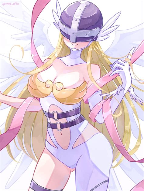 Angewomon Digimon Drawn By Nagoshi Danbooru