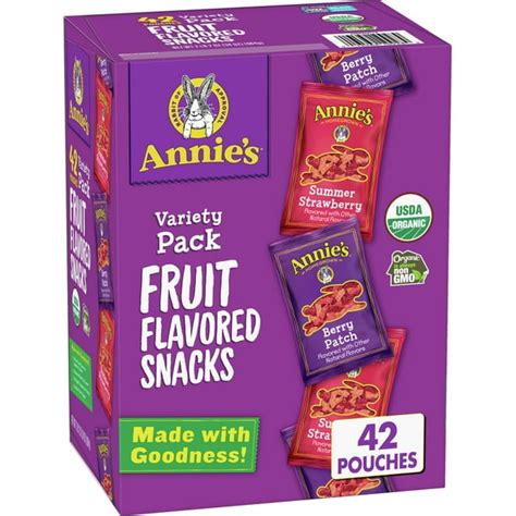 Annies Summer Strawberry And Berry Patch Fruit Snacks Variety Pack