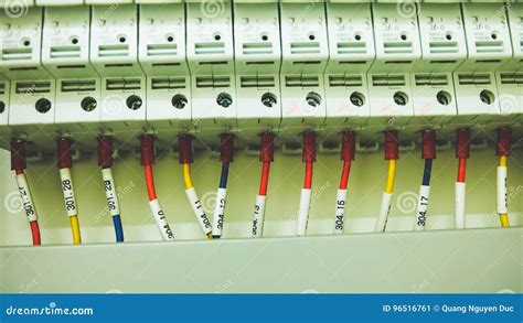 Plc Cabling Stock Image Image Of Cabling Industry Automation 96516761