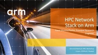 HPC Network Stack On ARM Linaro HPC Workshop PPT