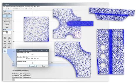 Unstructured Matlab 2d Mesh And Grid Generation Using Triangle By