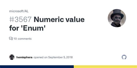 numeric value for enum · issue 3567 · microsoft al · github