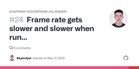 frame rate gets slower and slower when run prophesee viewer launch