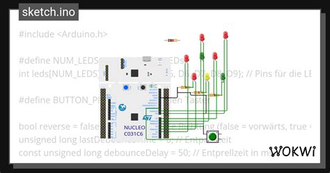 Stm32 Millis 8led Wokwi Esp32 Stm32 Arduino Simulator