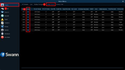 General Idea On Screen Display OSD Or Image Control Swann