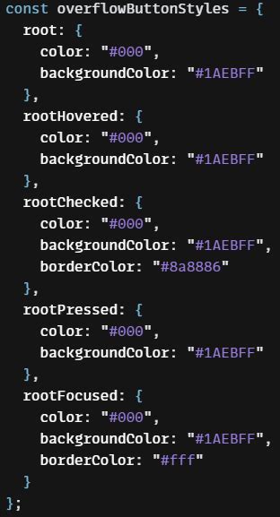 Facepile Overflow Button Text Color Unconfigurable · Issue 21157 · Microsoftfluentui · Github